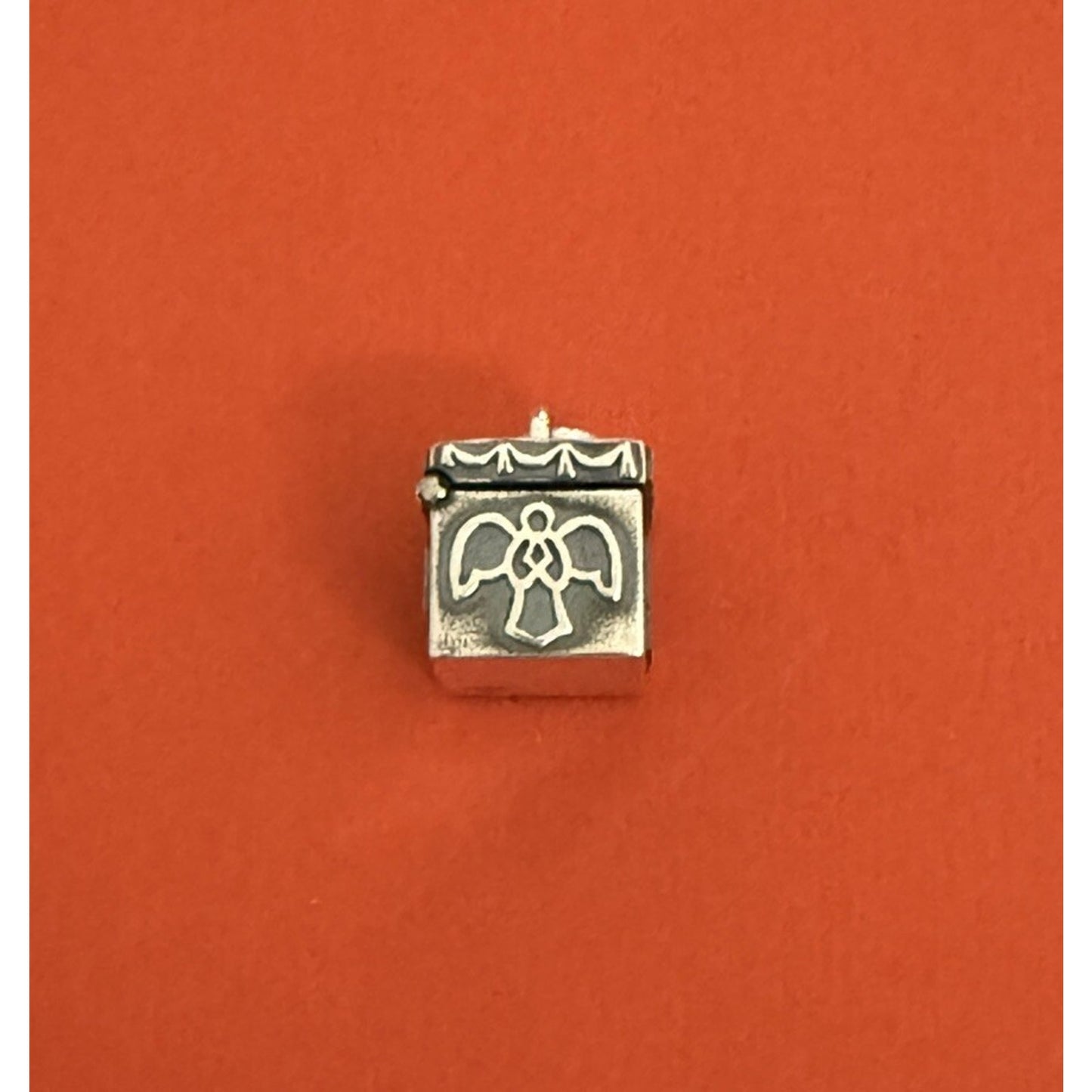Pre owned James Avery Retired Sterling Silver Angel Prayer Box Charm ...